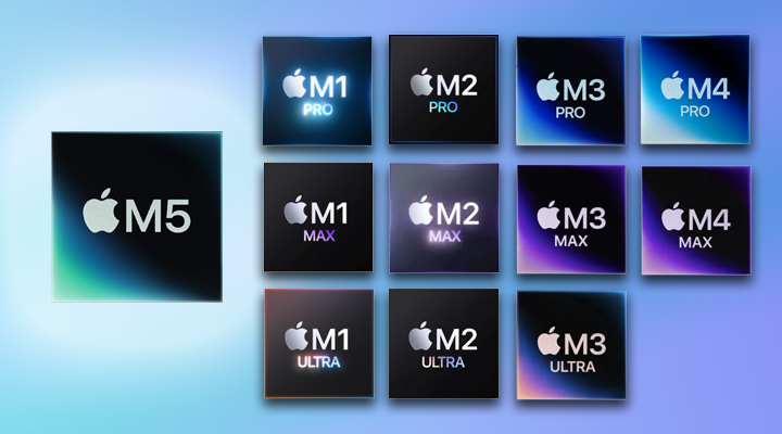 M5 vs Every other Pro-Max-Ultra Apple Silicon Chip - Low End MacLow End Mac