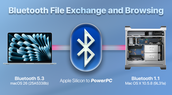 Bluetooth file exchange between Apple Silicon and PowerPC Macs - Low End MacLow End Mac
