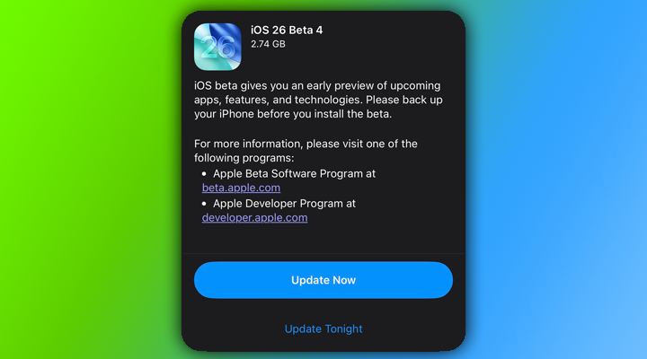 iOS 26 Beta 4 is out: Build 23A5297m - Low End MacLow End Mac