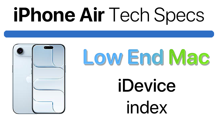 iPhone Air (Late 2025) - Low End MacLow End Mac